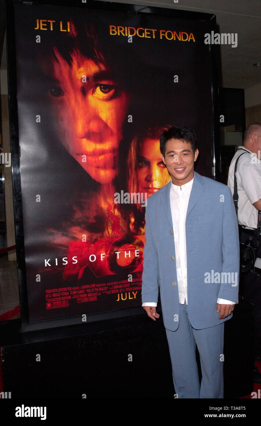 LOS ANGELES, CA. June 25, 2001: Actor JET LI at the Los Angeles ...