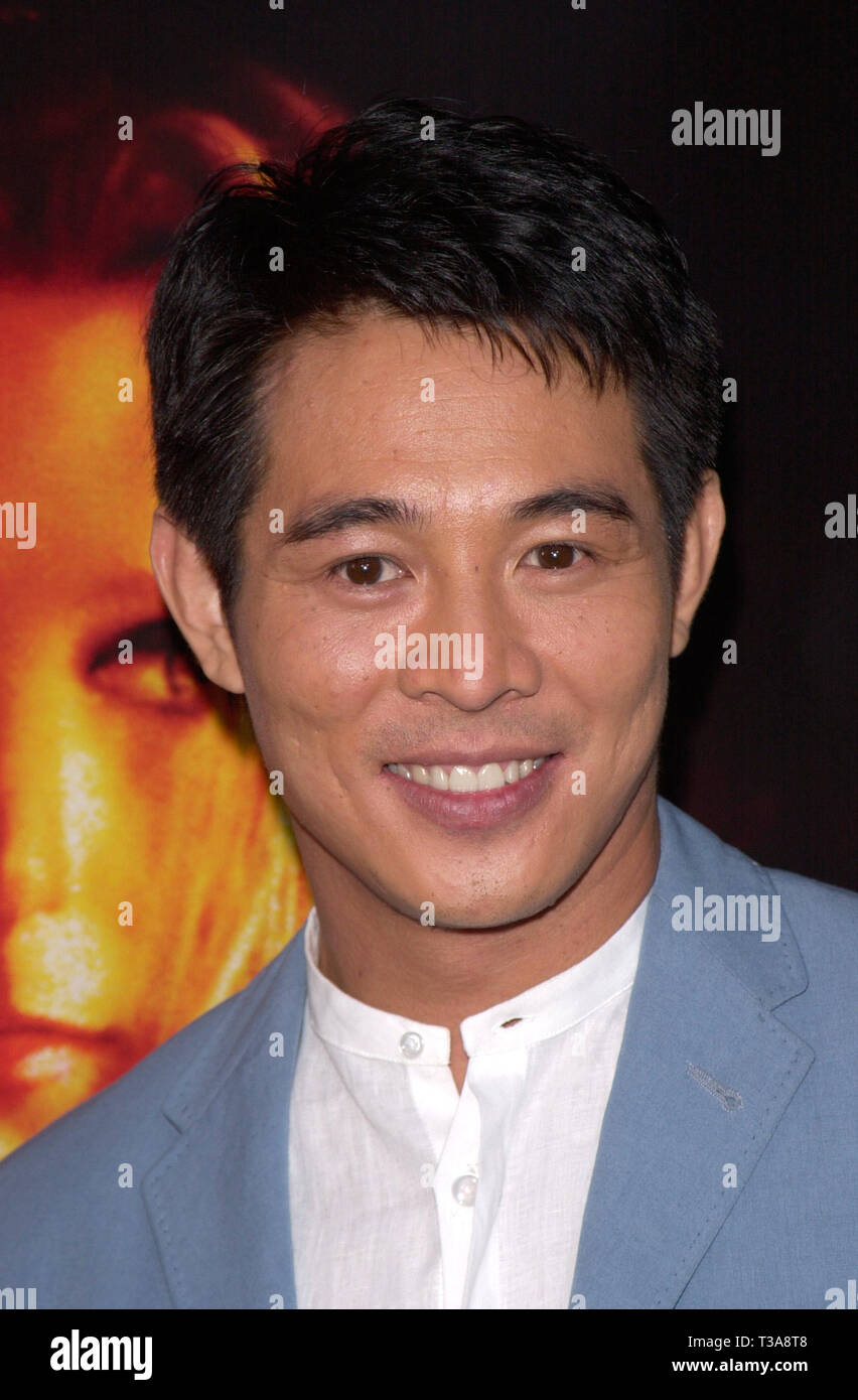 LOS ANGELES, CA. June 25, 2001: Actor JET LI at the Los Angeles ...