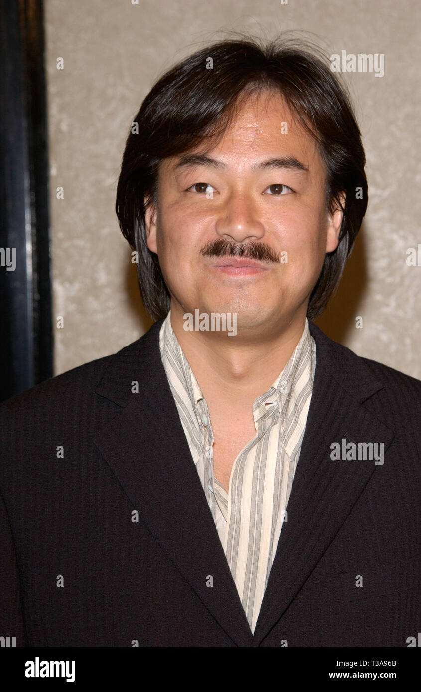 LOS ANGELES, CA. July 02, 2001: Director HIRONOBU SAKAGUCHI at the ...