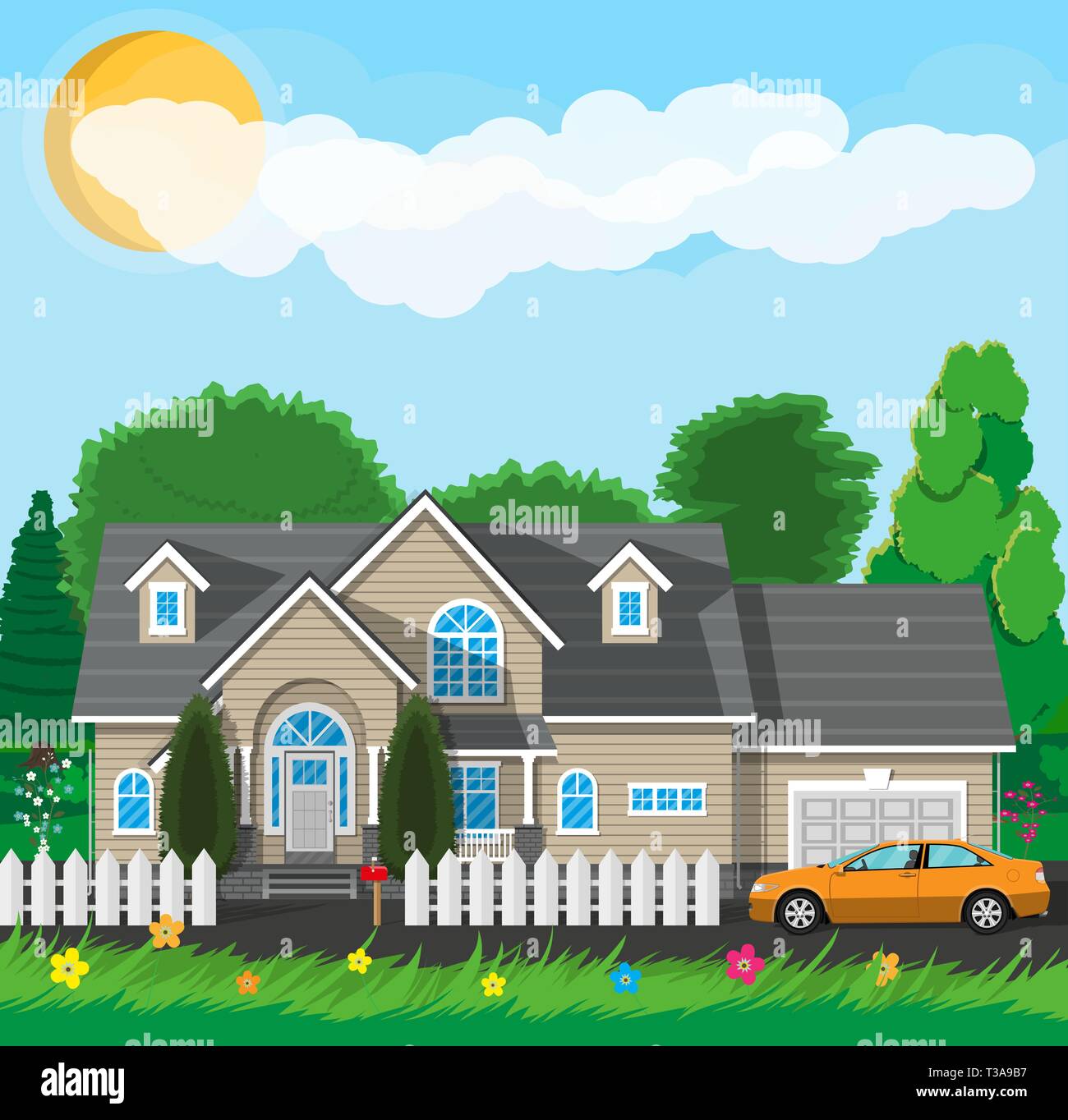 Suburb Clipart