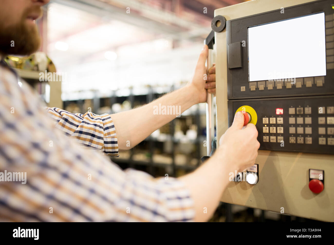 Start button industry hi-res stock photography and images - Alamy