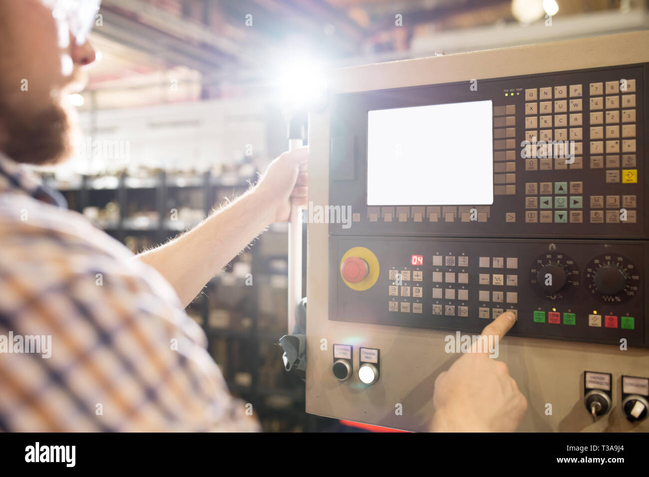 Industrial control panel display factory hi-res stock photography and ...
