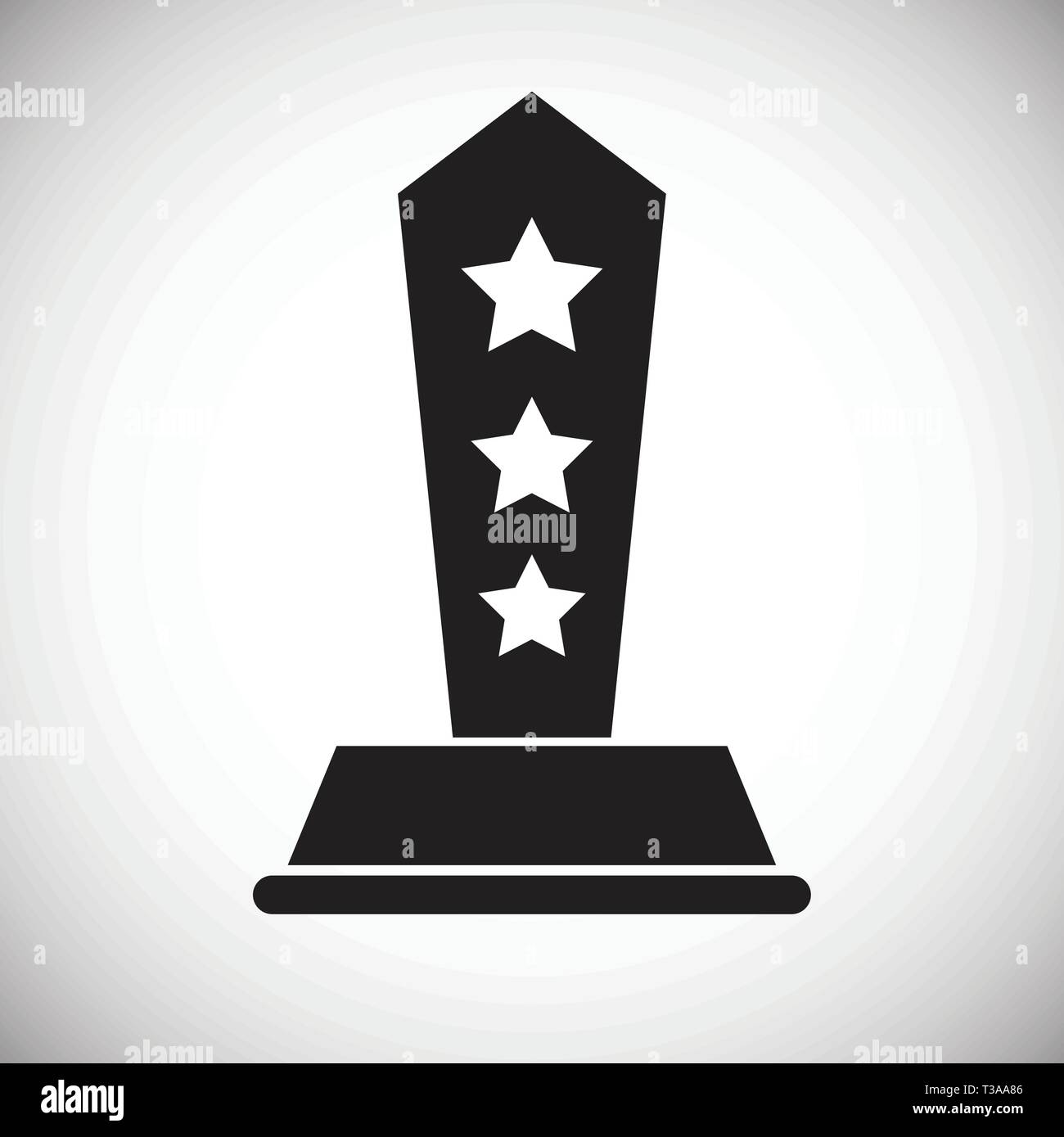 Awards icon on background for graphic and web design. Simple vector ...