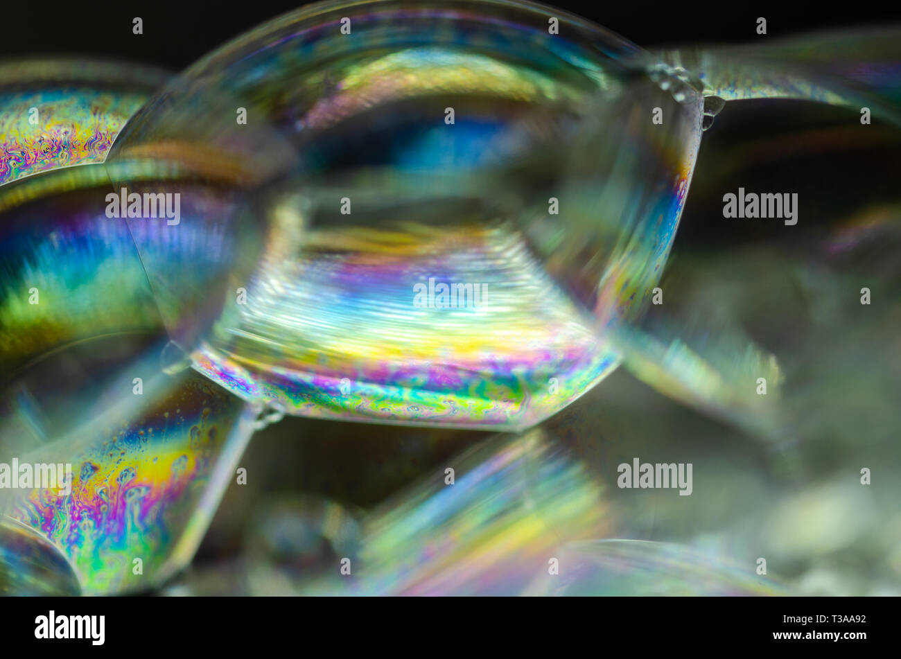 Soap bubbles texture, abstract background Stock Photo - Alamy