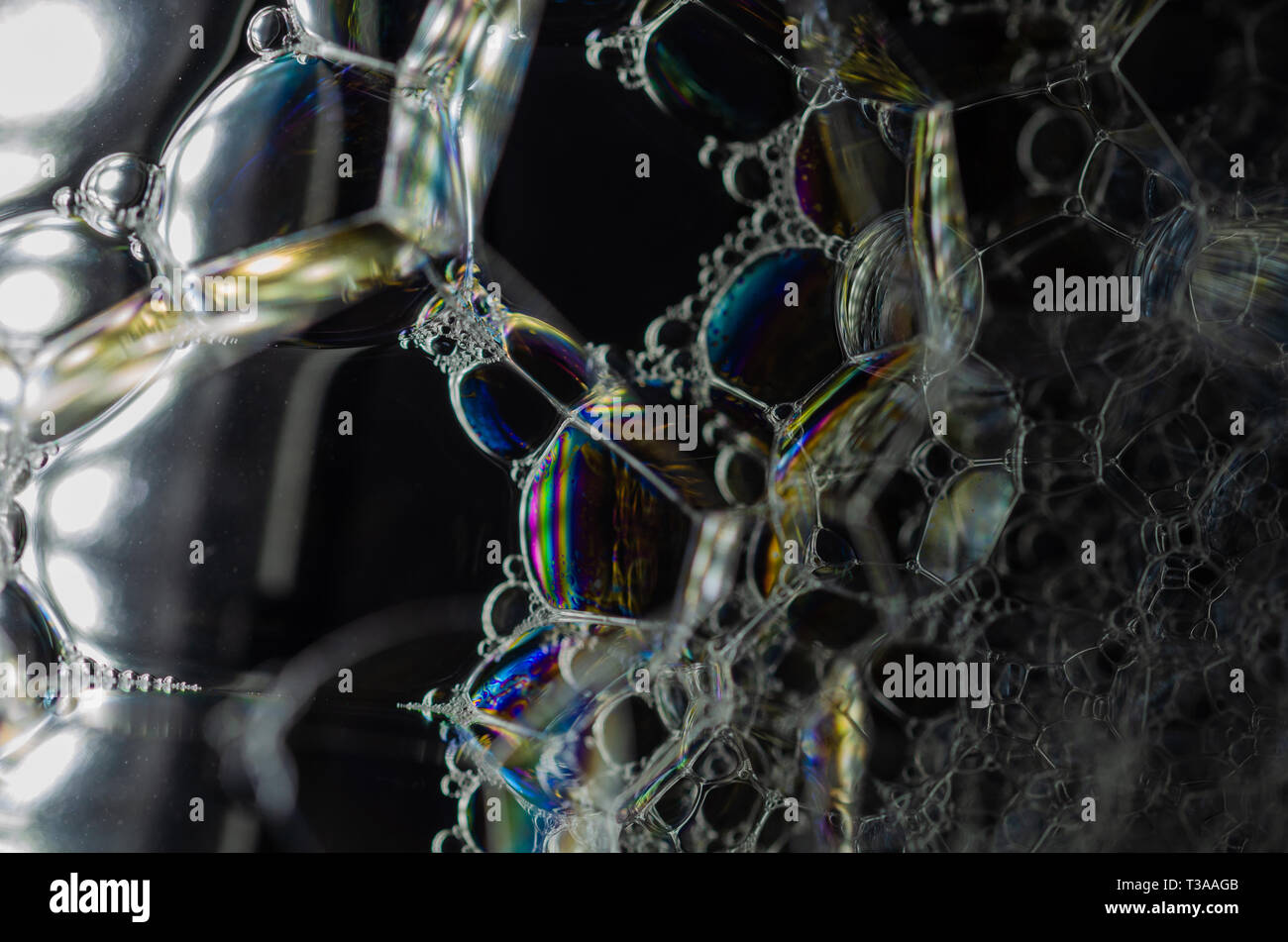 Soap bubbles texture, abstract background Stock Photo - Alamy