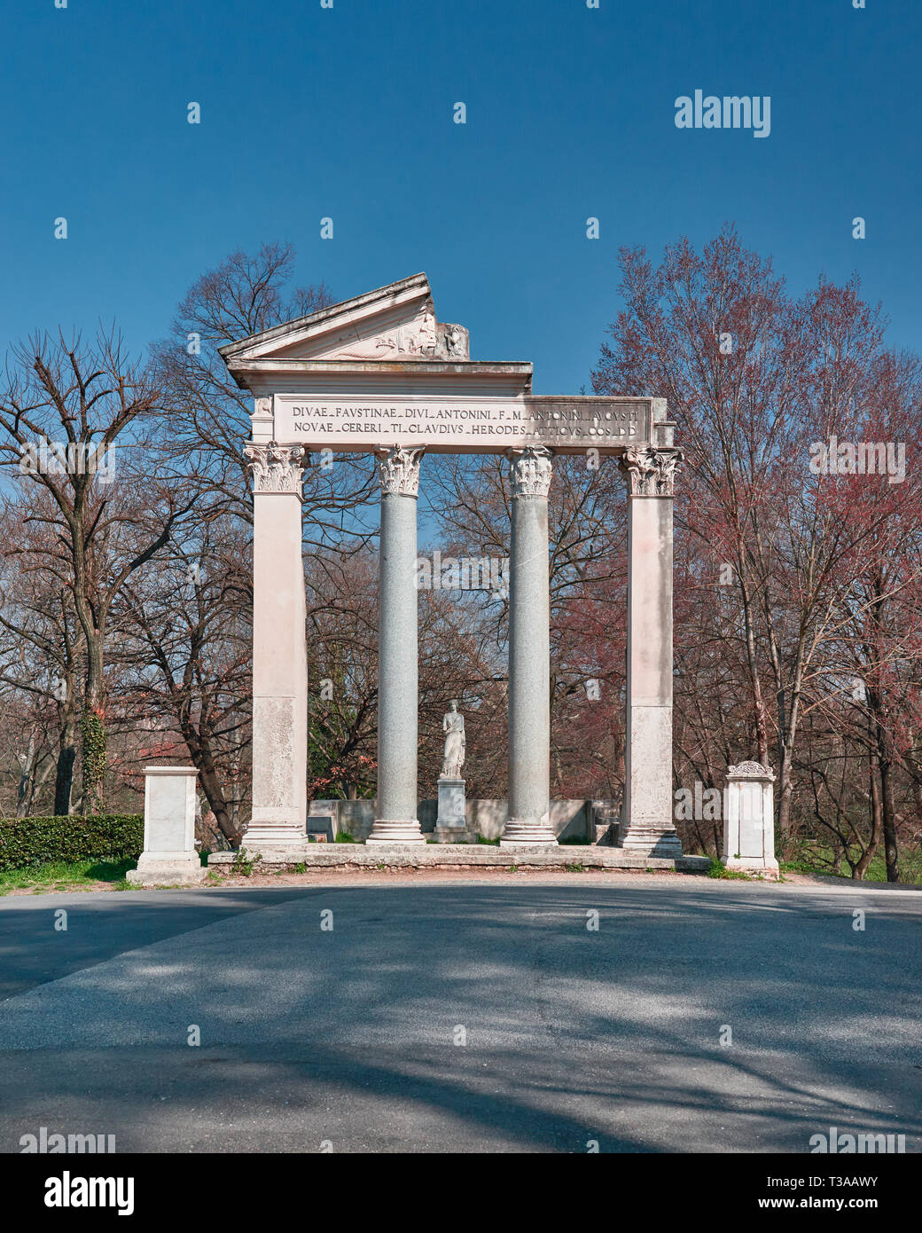 Rome, Villa Borghese, Pincian Hill, ancient facade Stock Photo - Alamy