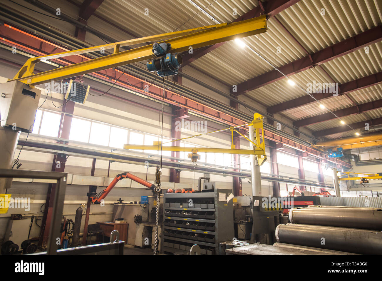 Interior of factory Stock Photo - Alamy