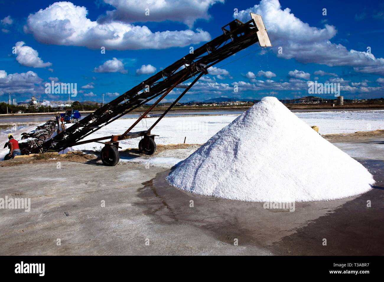 Sea Salt at Ses Salines Majorca, Spain, Europe Stock Photo - Alamy
