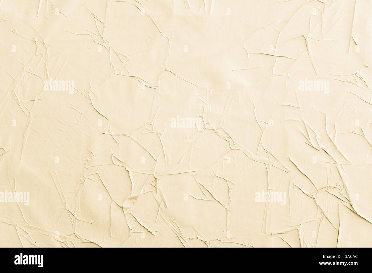 Crumpled creased posters grunge paper textures. Blank old ripped torn ...