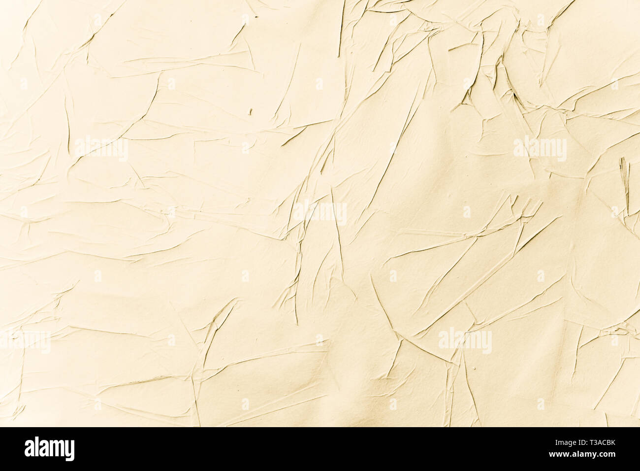 Crumpled creased posters grunge paper textures. Blank old ripped torn ...