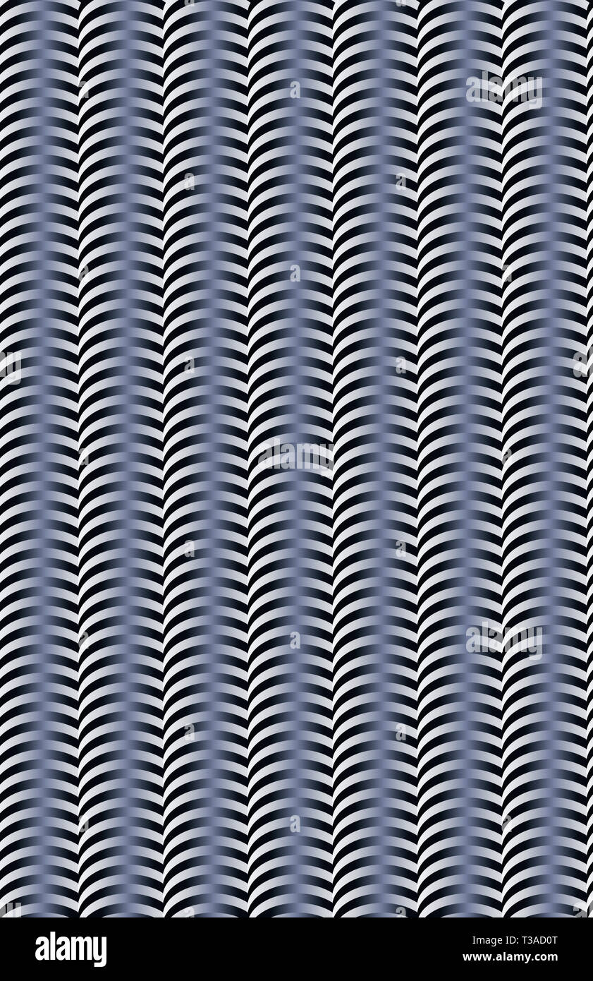 Pattern with a bluish tinge of curving shapes in columns Stock Photo ...