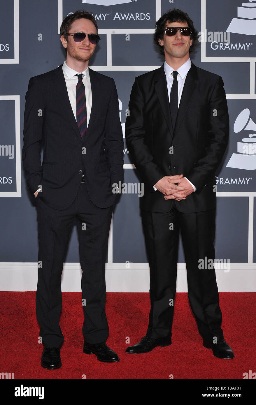 Andy Samberg and Akiva 1123 - 52nd Annual GRAMMY Awards at the ...