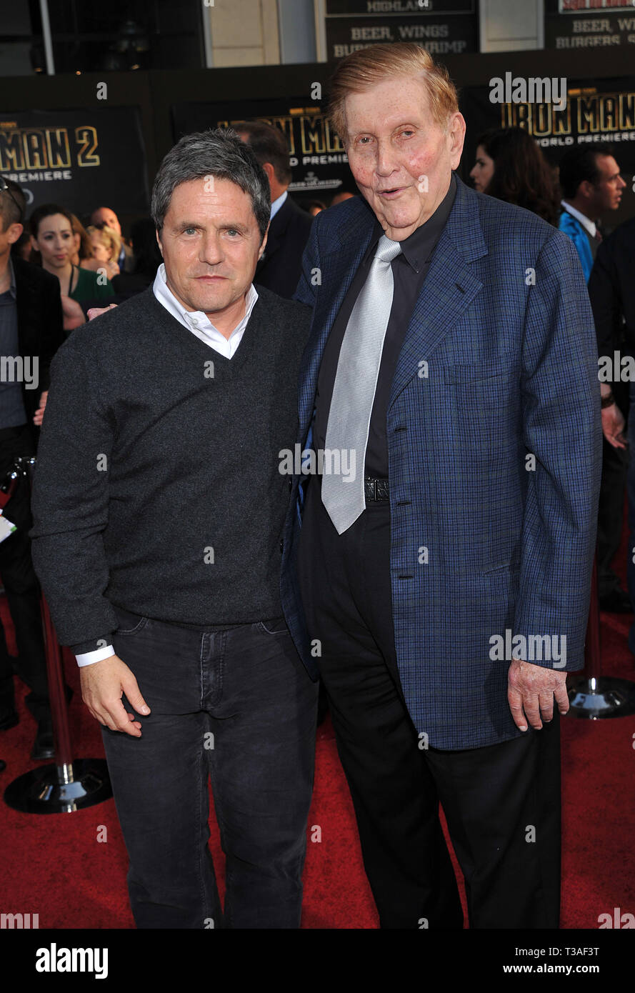 Brad Grey Sumner Redstone 60 - Iron Man 2 Premiere at the El Capitan ...