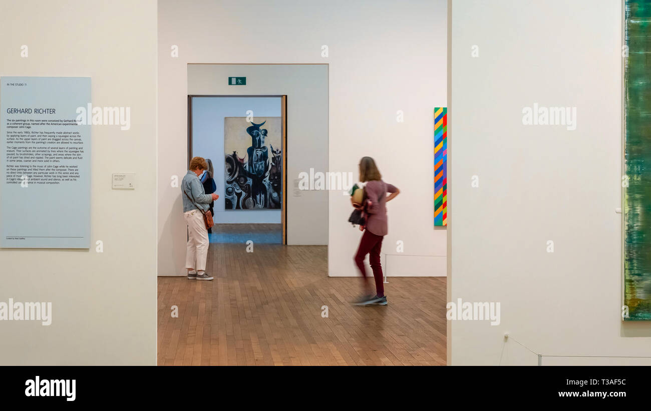 London, UK - May 22 2018: Tate Modern is a modern art gallery houses ...