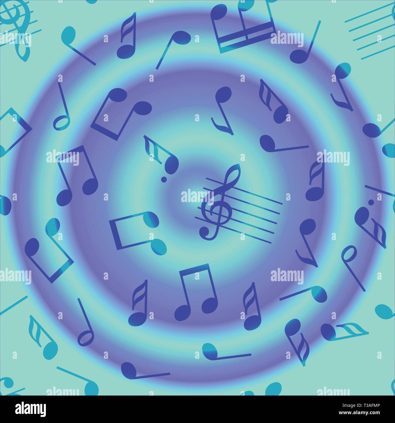 Background musical notes symbols Stock Vector Images - Alamy