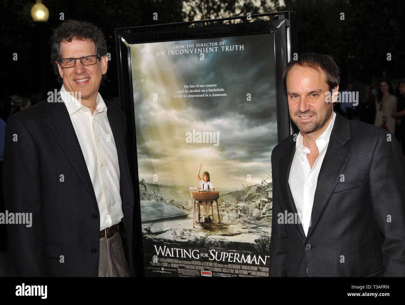 Jim Berk and Jeff Skoll producers Waiting For Superman Premiere at the ...