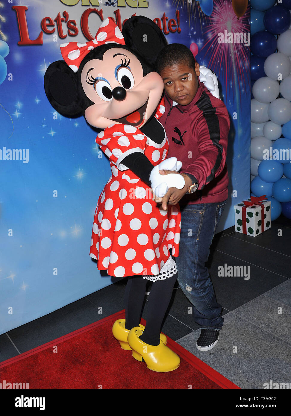 Kyle Massey dancing - Let s Celebrate Disney On Ice at the Nokia Plaza ...