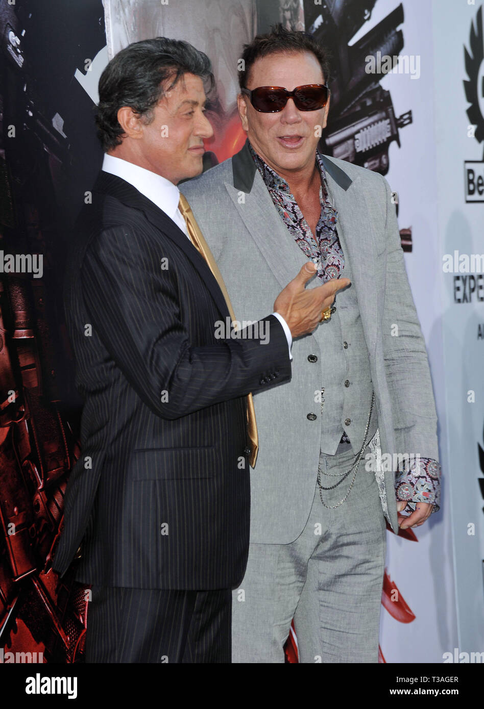 Sylvester Stallone & Mickey Rourke The Expendable Exclusive World Sneek ...