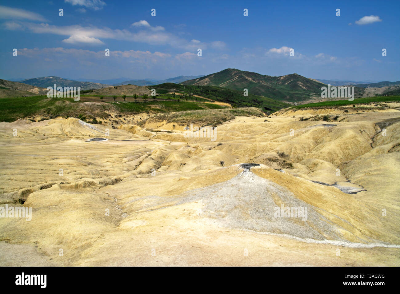 Mud volcanoes from Berca (Romania) are a spectacular feature of volcano ...