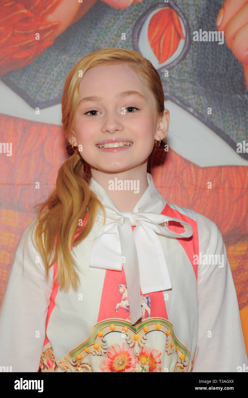 NEW YORK, NY - APRIL 07: Audrey Grace Marshall attends 'Missing Link ...