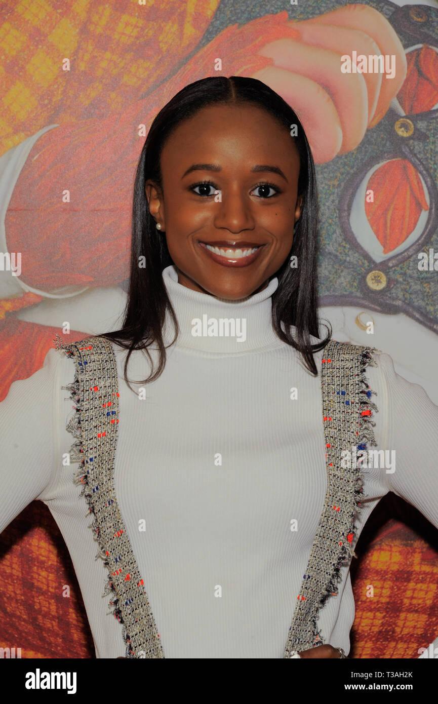 NEW YORK, NY - APRIL 07: Ashlei Sharpe Chestnut attends 'Missing Link ...