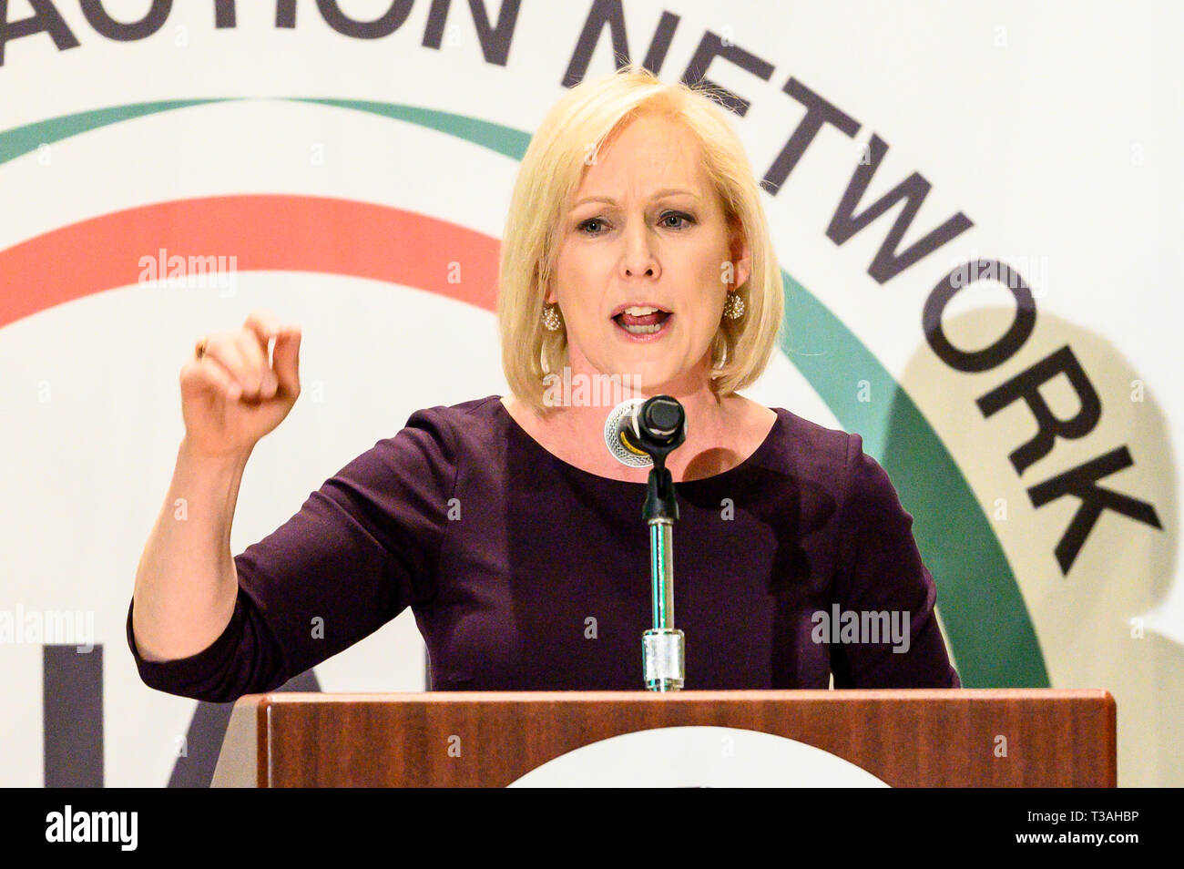 U.S. Senator Kirsten Gillibrand (D-NY) seen at the National Action ...