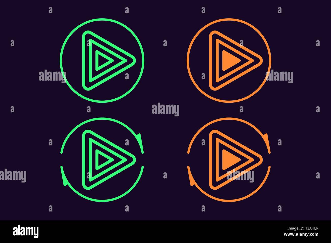 Arrow nonstop Stock Vector Images - Alamy