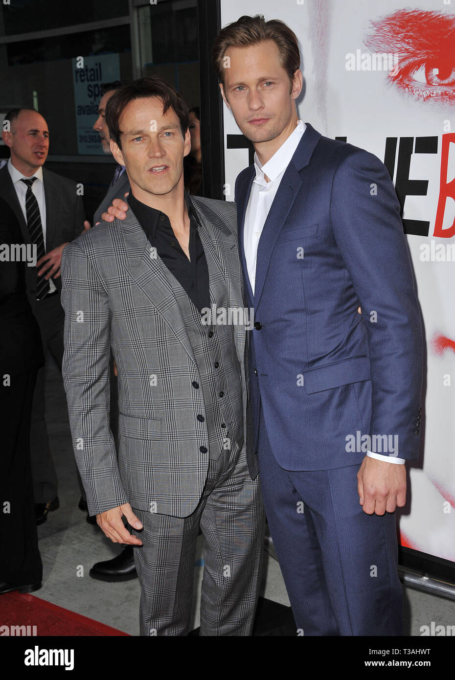 Stephen Moyer and Alexander Skarsgard at the True Blood Premiere at the ...