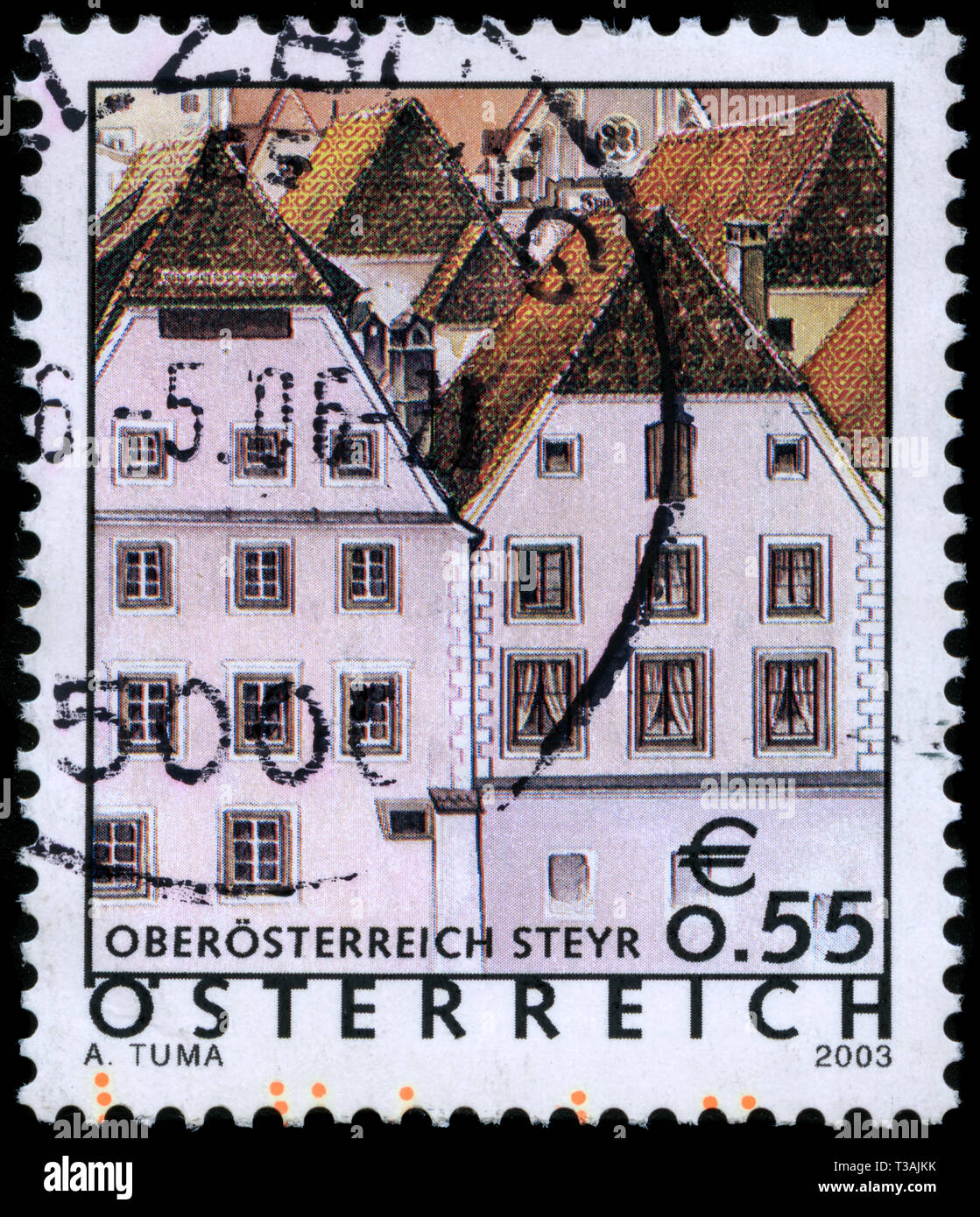 Postage stamp from Austria in the Holiday country Austria series issued ...