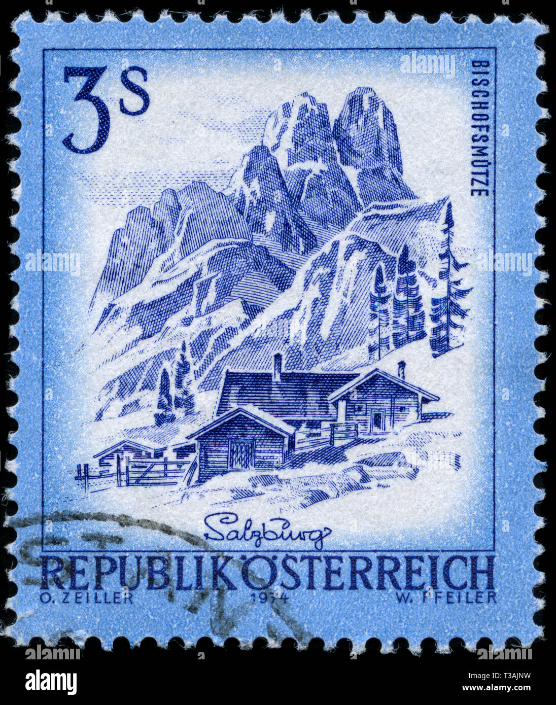 Postage stamp from Austria in the Beautiful Austria series issued in ...