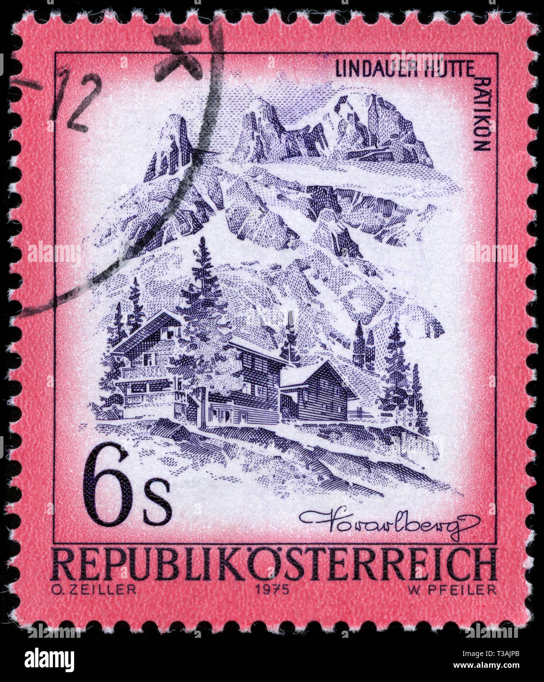 Postage stamp from Austria in the Beautiful Austria series issued in ...