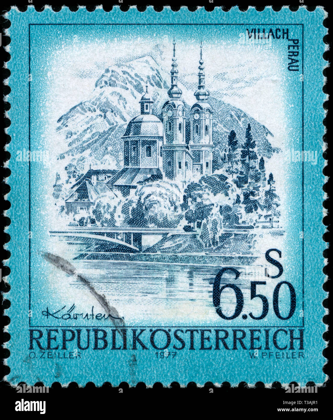 Postage stamp from Austria in the Beautiful Austria series issued in ...