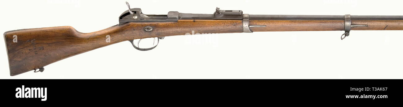 SERVICE WEAPONS, BAVARIA, Werder rifle M 1869, calibre 11 mm, number ...