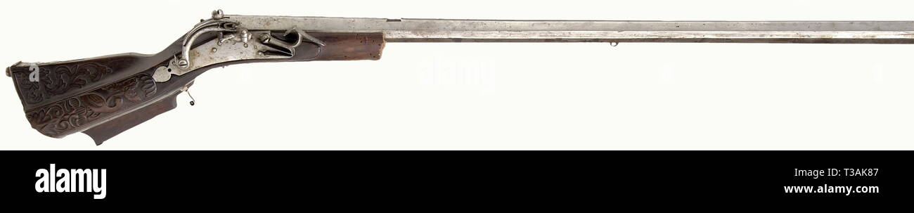 Civil long arms, flintlock and caplock, flintlock rifle, Baltic ...