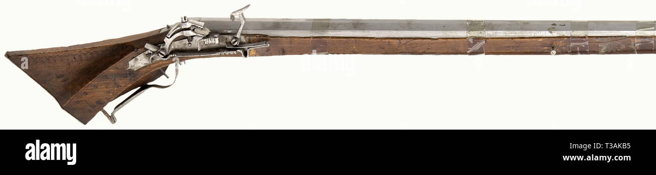 Civil long arms, flintlock and caplock, flintlock rifle, Baltic ...