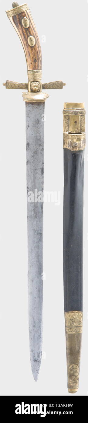 weapons, hunting dagger, 19th century, Additional-Rights-Clearance-Info ...