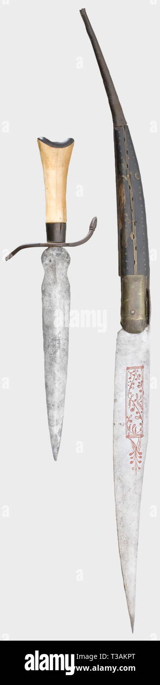 weapons, dagger, 17th century, 19th century, Additional-Rights ...