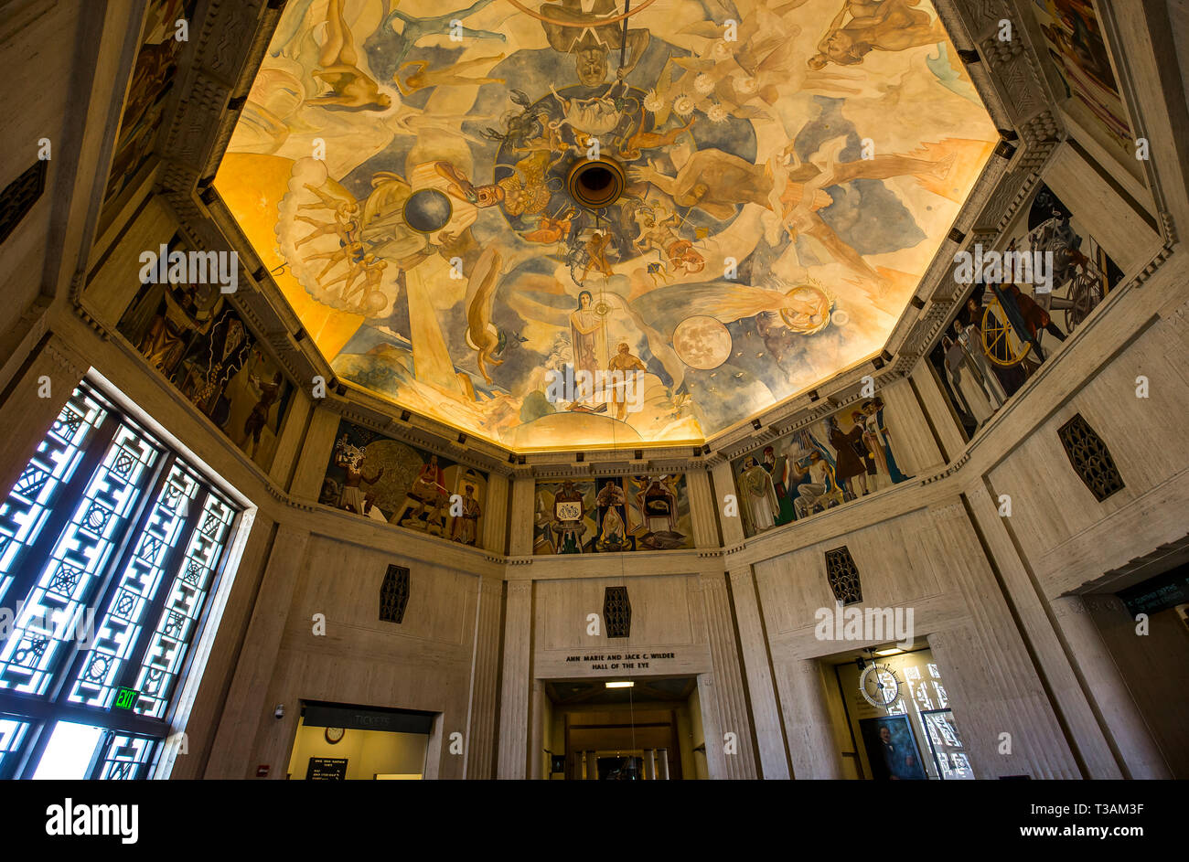 LOS ANGELES, CALIFORNIA - APRIL 12, 2015 : interiors and architectural ...