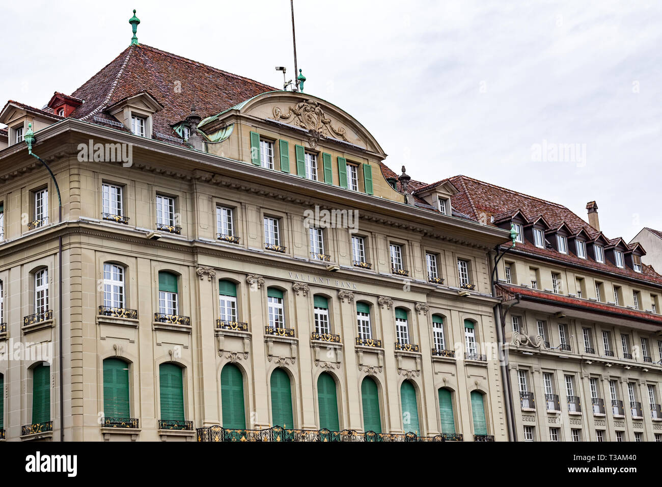 Picture of a historical building's facade in Bern, capital of ...