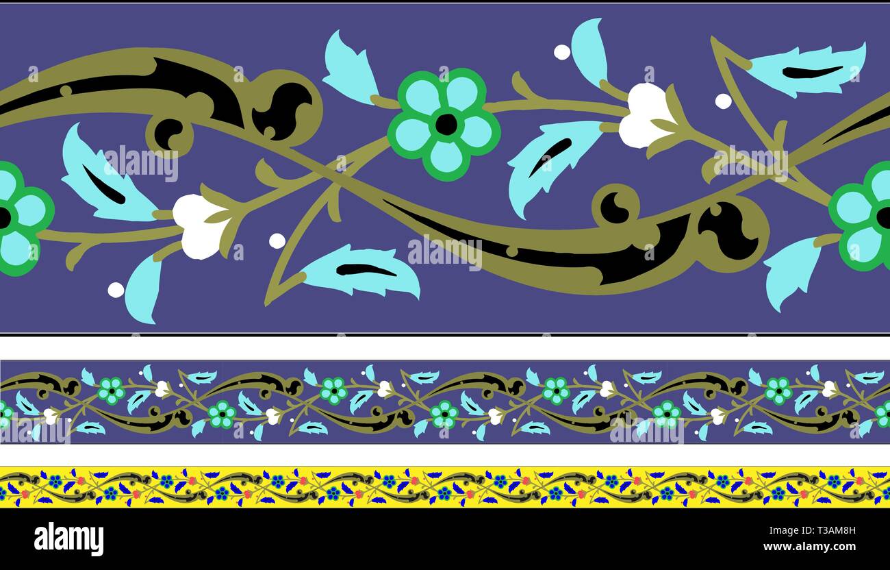 border in east style Stock Vector Image & Art - Alamy