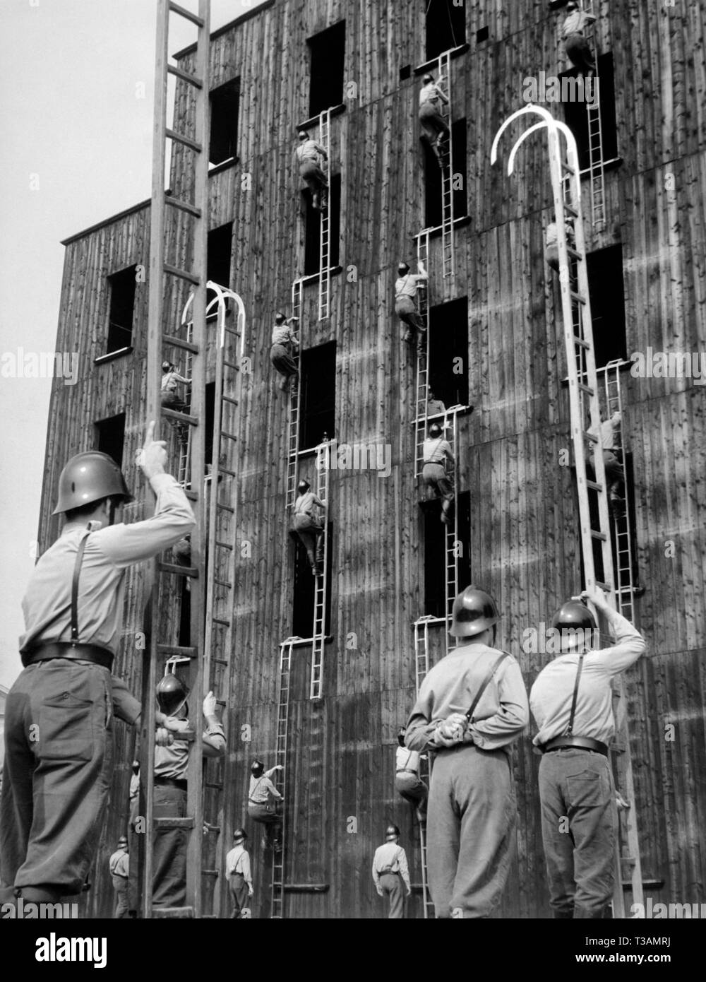 Training buildings Black and White Stock Photos & Images - Alamy