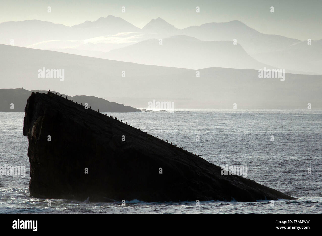 The Split Rock,Clachtoll Bay, Assynt,Scotland Stock Photo - Alamy