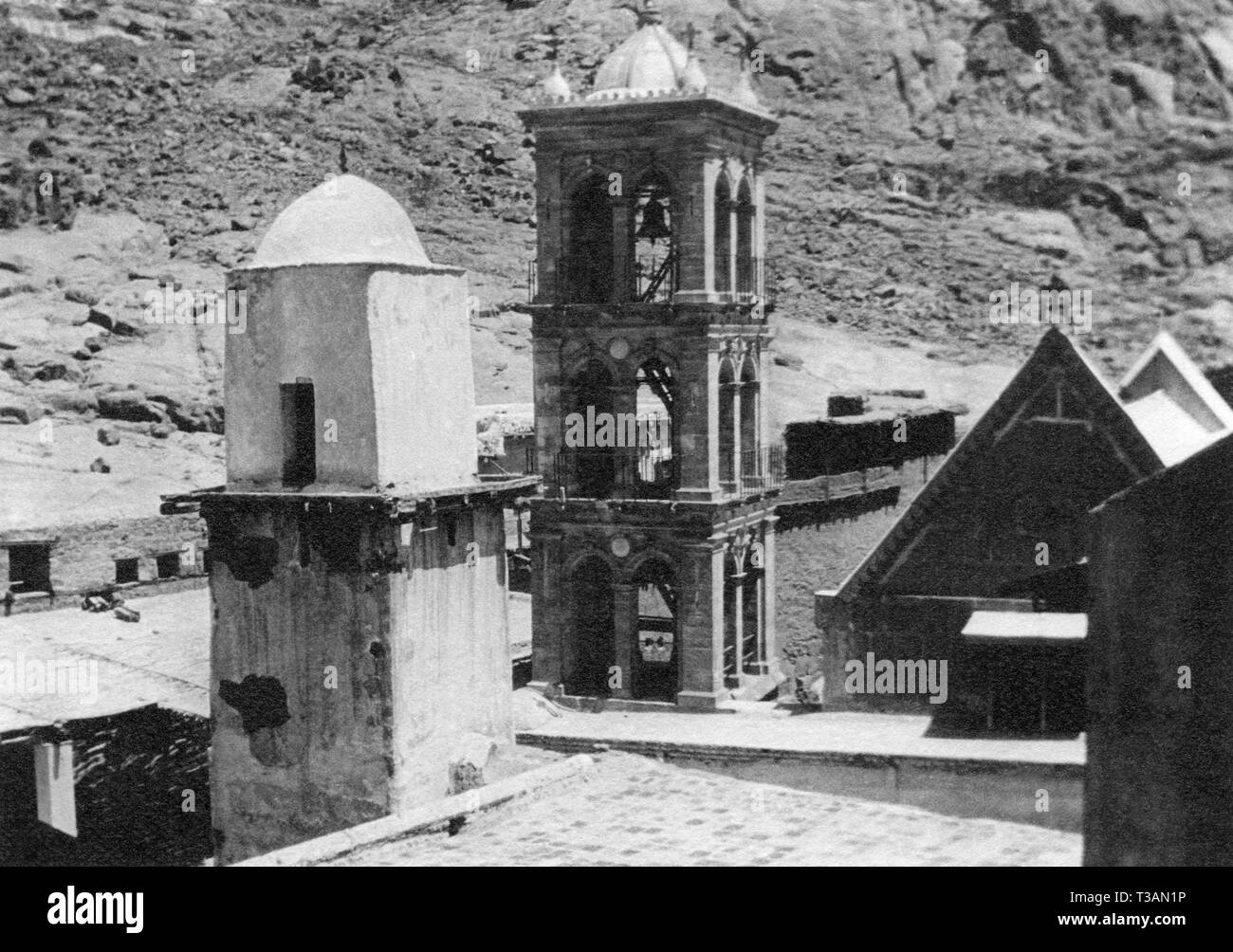 Sinai Peninsula, Saint Catherine's Monastery, 1913 Stock Photo - Alamy