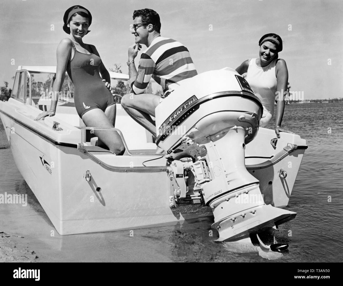 People on summer holidays Black and White Stock Photos & Images - Alamy