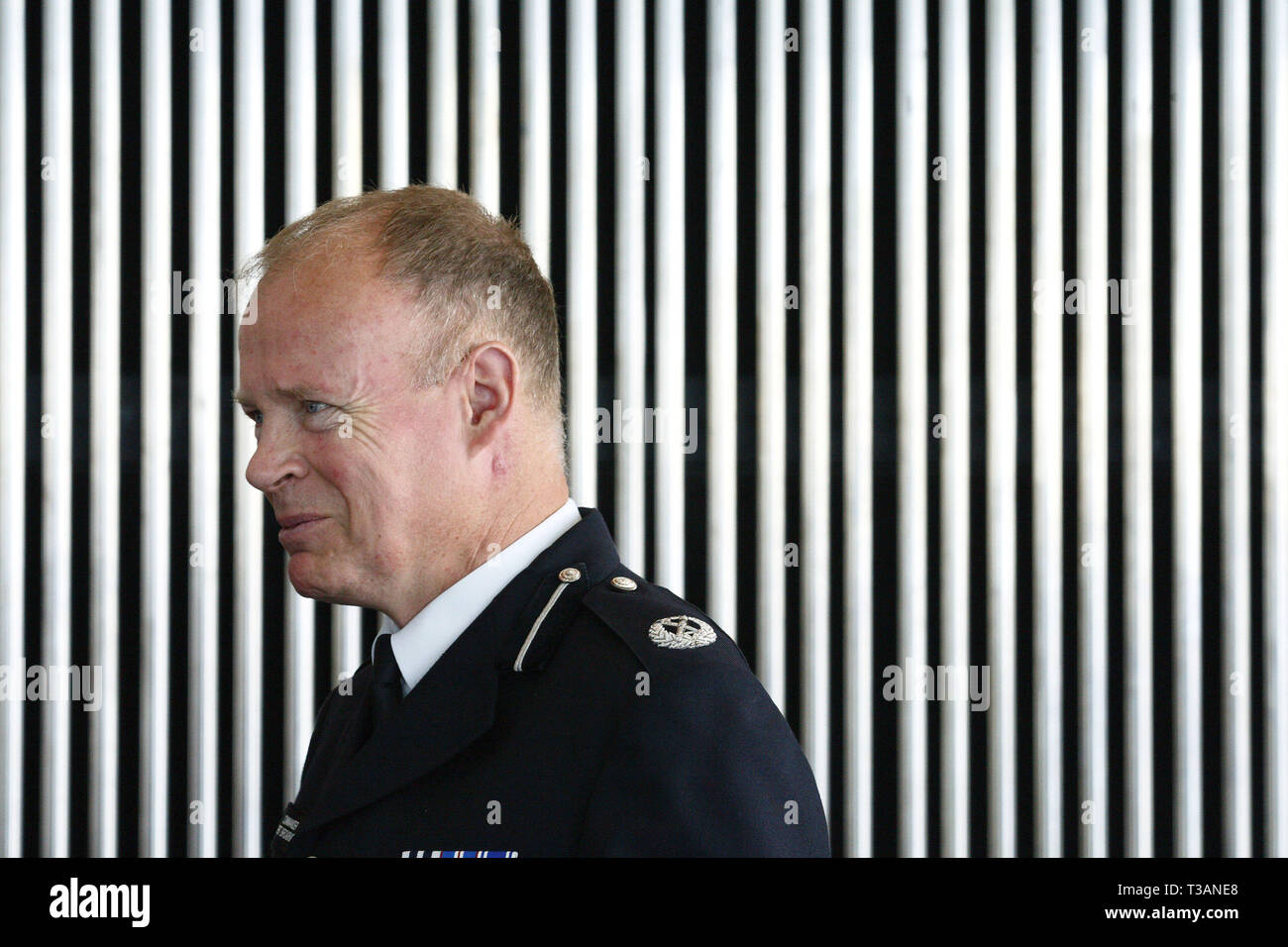 Bob Broadhurst, Metropolitan Police Commander at a press conference ...