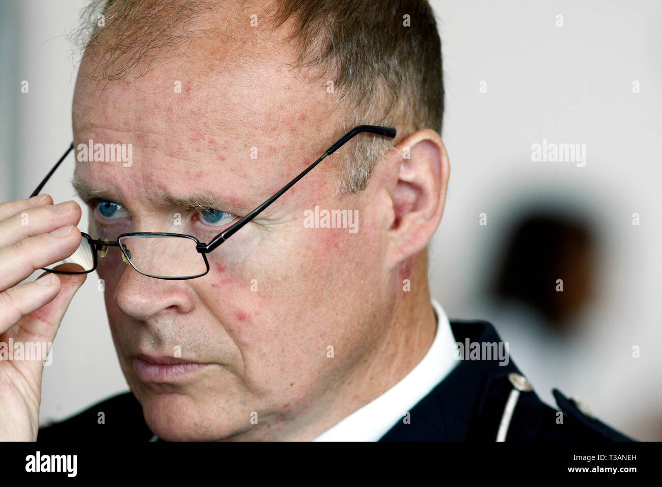 Bob Broadhurst, Metropolitan Police Commander at a press conference ...