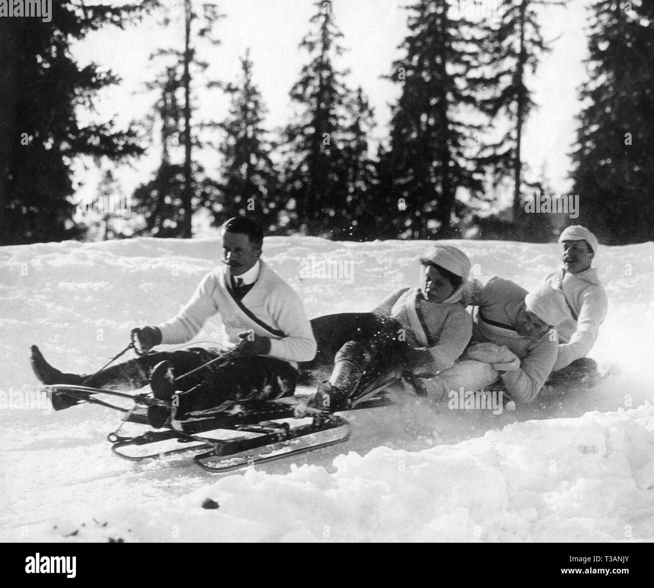 bob sleigh, 1950 Stock Photo - Alamy