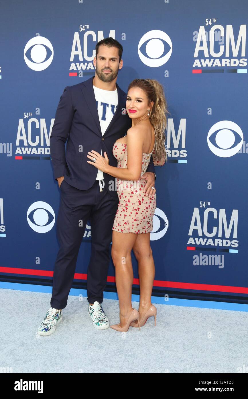 Las Vegas, NV, USA. 7th Apr, 2019. Eric Decker, Jessie James Decker at ...