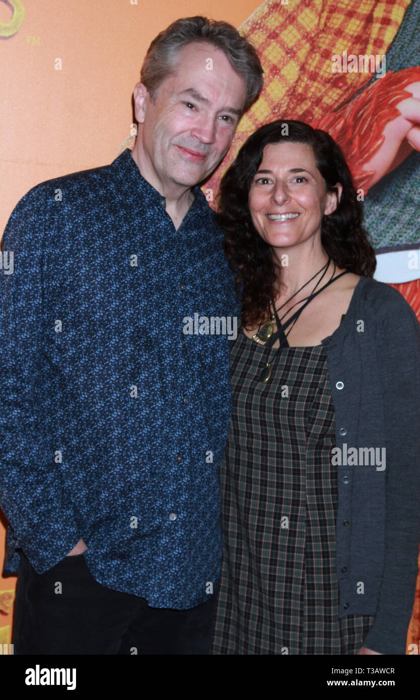 New York, USA. 7th Apr 2019. Carter Burwell, Christine Sciulli attend ...