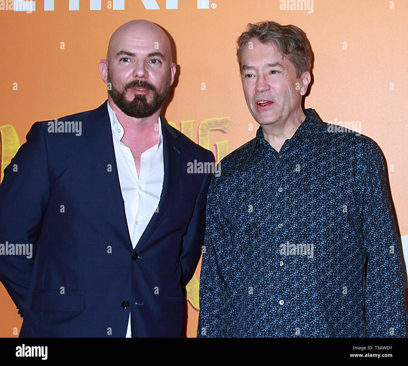 New York, USA. 7th Apr 2019. Chris Butler, Carter Burwell attend Laika ...